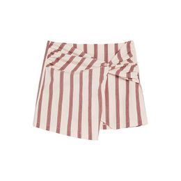 Bershka Rock Damen Größe 42 beige / ocker / weiß