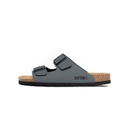 Bayton Pantolette 'Atlas' Herren Größe 44 dunkelgrau / schwarz