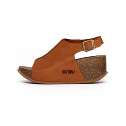 Bayton Sandale 'Cruz' Damen Gr&ouml;&szlig;e 37 cognac
