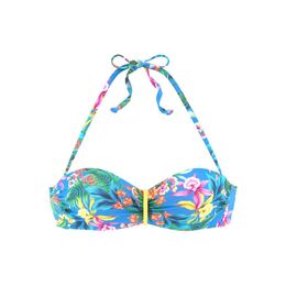 Venice Beach Bikinitop Damen Größe 65 blau / mischfarben