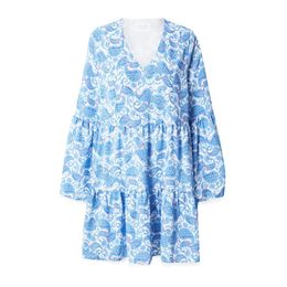 Sisters Point Kleid 'SARA' Damen Gr&ouml;&szlig;e 36 blau / wei&szlig; Winterkleid
