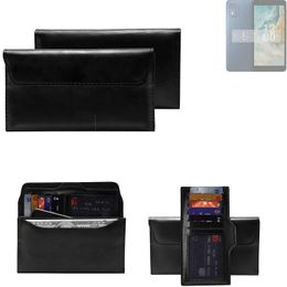 K-S-Trade Handyhülle für Nokia CO2, Handy Hülle Schutz Hülle Tasche Schutz Case Handytasche, schwarz