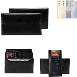 K-S-Trade Handyhülle für Meizu 20, Handy Hülle Schutz Hülle Tasche Schutz Case Handytasche, schwarz