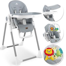 Kidiz® 3in1 Hochstuhl Kinderhochstuhl inkl. Spielbügel , Babyliege , Kombihochstuhl Babyhochsitz ,7 höhenverstellbar Verstellbare Rückenlehne , mitwachsend ab 0 Monate bis 6 Jahre Babystuhl