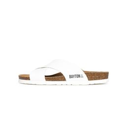 Bayton Pantolette 'Gomera' Damen Größe 36 braun / schwarz / weiß