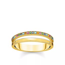Thomas Sabo Ring - Ring Colored Stones - in gold - Ring für Damen