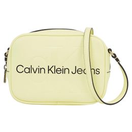 Calvin Klein Jeans Mini Bag SCULPTED CAMERA BAG18 MONO, mit großflächigem Markenlogo vorne Handtasche Damen Tasche Damen, gelb