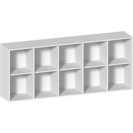 Hammel Furniture Sideboard Mistral Kubus 117, hängend/stehend montierbar (1 St), Verstellbar Einlegeböden, B: 169 cm, anpassungsbar Designmöbel, weiß