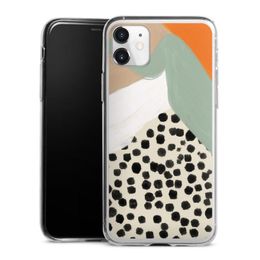 DeinDesign iPhone 11 Handy Slim Case Silikon Handyh&uuml;lle transparent H&uuml;lle extra d&uuml;nn Boho Abstract Kunst Silikon Slim Case