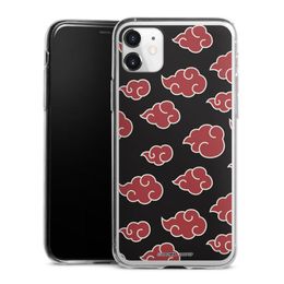 DeinDesign iPhone 11 Handy Slim Case Silikon Handyh&uuml;lle transparent H&uuml;lle extra d&uuml;nn Naruto Shippuden Akatsuki Official Licensed Product Silikon Slim Case