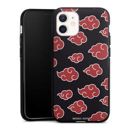 DeinDesign iPhone 12 Handy Silikon H&uuml;lle Case schwarz Handyh&uuml;lle Naruto Shippuden Akatsuki Official Licensed Product