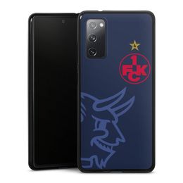 DeinDesign Galaxy S20 FE 5G Handy Silikon H&uuml;lle Case schwarz Handyh&uuml;lle 1. Fc Kaiserslautern Logo 1. Fck