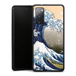 DeinDesign Galaxy S20 FE Handy Silikon H&uuml;lle Case schwarz Handyh&uuml;lle Die Gro&szlig;e Welle Vor Kanagawa Katsushika Hokusai Kunst