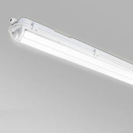 Led Feuchtraumleuchte Wannenleuchte Tageslicht Werkstatt Leuchten Badlampe IP65 120cm Kaltweiß 2X - Weiß - Tolletour