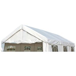 DEGAMO Ersatzdach / Dachplane palma für Zelt 3x6 Meter, pe weiss 180g/m², incl. Spanngummis - weiss