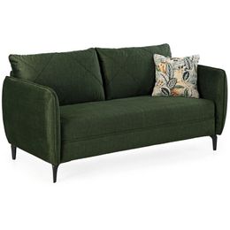 JOB 2,5-Sitzer Sofa Couch Sitzsofa Loungesofa ca. 177 cm novara Microvelours Samt ...