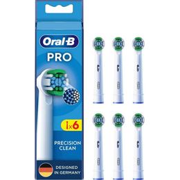 Oral-B Aufsteckbürsten Pro Precision Clean, X-förmige Borsten, weiß