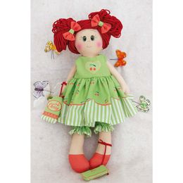 buttinette Näh-Set Puppe "Lady Cherry"