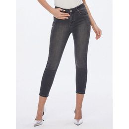 Christian Materne Skinny-fit-Jeans Denim-Hose koerpernah mit Steinverzierung