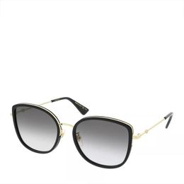 Gucci Sonnenbrille - GG0606SK 56 - in schwarz - Sonnenbrille für Damen