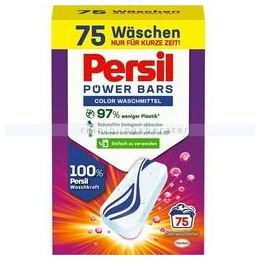 Henkel Waschmitteltabs Persil Power Bars Color 75 WL 2,213 kg kraftvoll, nachhaltig und einfach zu verwenden