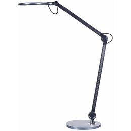 Beliani Led Schreibtischlampe Schwarz Aluminium 34 cm Verstellbar Modernes Design Minimalistisch für Büro Home Office Arbeitszimmer Schreibtisch - Schwarz