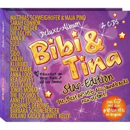 KIDDINX Bibi & Tina Star-Edition (Die Best Of-Hits der Soundtracks neu vertont!) (Deluxe Edition) - Bibi & Tina. (CD)
