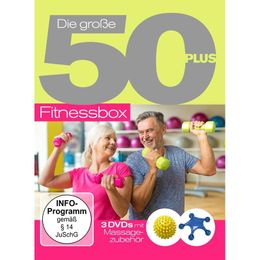 ZYX Music Die große 50+ Fitnessbox mit Massagezubehör (DVD)