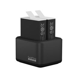 GoPro Dual Battery Charger und Enduro Batterie für Hero9/10, Ladegerät Akku, Black