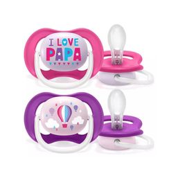 Philips Avent SCF080/04 Ultra Air Pacifier 2-pack assorted colors