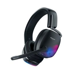 Roccat Over-Ear-Gaming-Headset "Syn Max Air", Schwarz Gaming-Headset (Mikrofon abnehmbar), schwarz