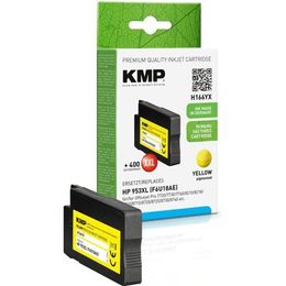 KMP H166YX Tintenpatrone yellow kompatibel mit HP F6U18AE