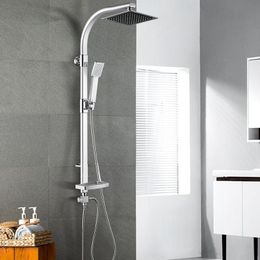 Haloyo - Duschsystem Regendusche Duschset Dusche mit Handbrause Duschsäule Duscharmatur