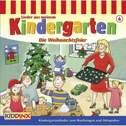 KIDDINX Lieder Kiga Weihnachtsfeier - Kinderlieder. (CD)