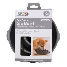 Fun Feeder Slo Bowl Anti Schling Drop Grey Medium