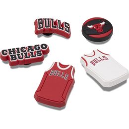 Crocs Schuhanstecker Jibbitz™ NBA Chicago Bulls (Set, 5-tlg., Kein Spielzeug. Nicht für Kinder unter 3 Jahren geeignet), bunt