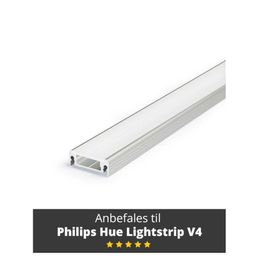 Light Solutions Aluminum Profile - Model S for Philips Hue and LIFX - ALU 1 m