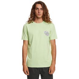 Quiksilver T-Shirt &raquo;Twisted Mind&laquo; Paradise Green S S Stoff: Baumwoll-Jersey-Stoff [160 g/m2]