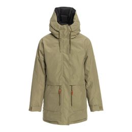 Roxy Winterjacke »Dawn View« mit Kapuze Deep Lichen Green XL XL Material: Gepeachter Twill-Stoff aus...
