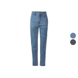 Esmara® Damen Jeans, Straight Fit, knöchellang