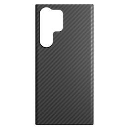 Blackrock Black Rock Cover "Carbon Ultra" für Samsung Galaxy S23 Ultra, Schwarz