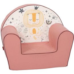 KNORRTOYS® Sessel Löwe Leo, für Kinder; Made in Europe, rosa