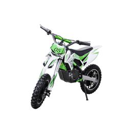 Actionbikes Motors Kinder Mini Elektro Crossbike Gazelle 500 Watt verstärkte Gabel (Grün)