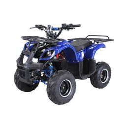 Actionbikes Motors Elektro-Kinderquad S-8 Farmer, Midi-Quad mit 1000 Watt, Scheiben-/Trommelbremsen, bis 20 km/h, ab 8 (Blau)