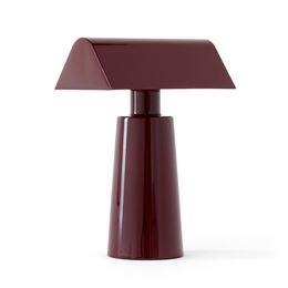 &tradition &Tradition - Caret MF1 Akkuleuchte, dark burgundy