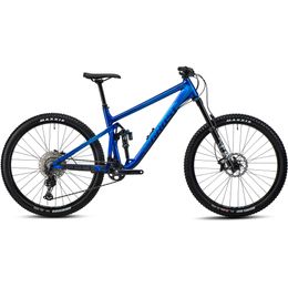 Mountainbike GHOST "Riot AM AL Essential" Fahrräder Gr. 42 cm, 27,5 Zoll (69,85 cm), blau Full Suspension