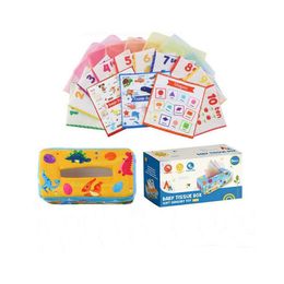XDeer Lernspielzeug Tissue Box Montessori Spielzeug Sensorisches Spielzeug