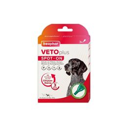 beaphar Zeckenschutzmittel beaphar VETOplus SPOT-ON für mittelgroße Hunde von 15-30 kg