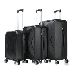 Cheffinger Kofferset Reisekoffer ABS-03 Koffer 3-teilig Hartschale Trolley Set Kofferset