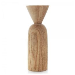 applicata Dekovase Vase Shape Cone Eiche natur